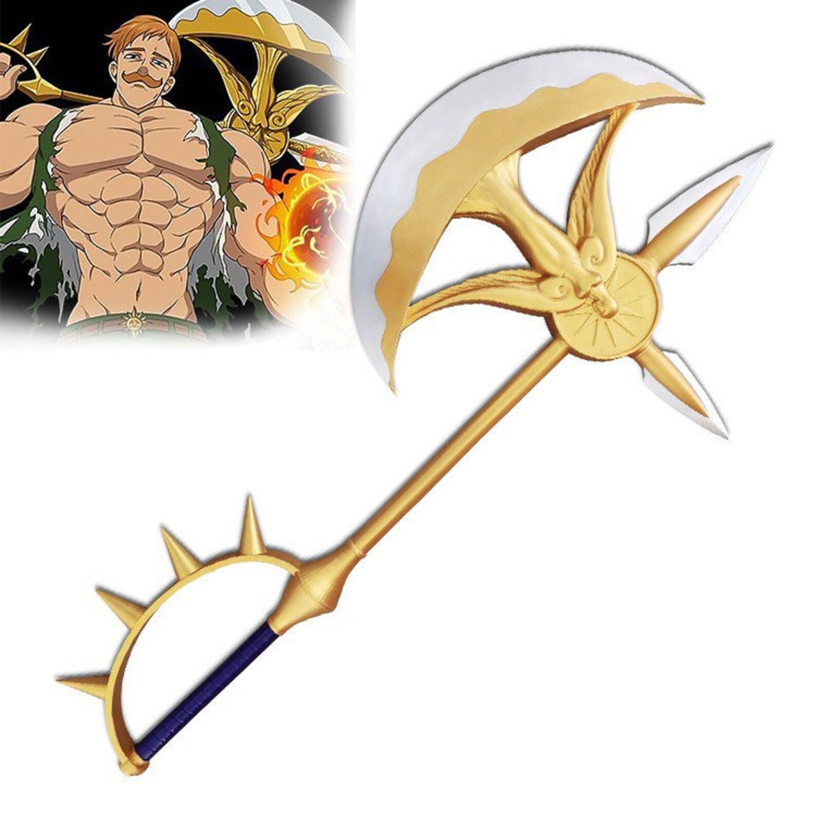 40.2 Seven Deadly Sins divine Axe Rhitta Fibreglass - Etsy