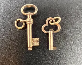 Gold Skeleton Key | Etsy