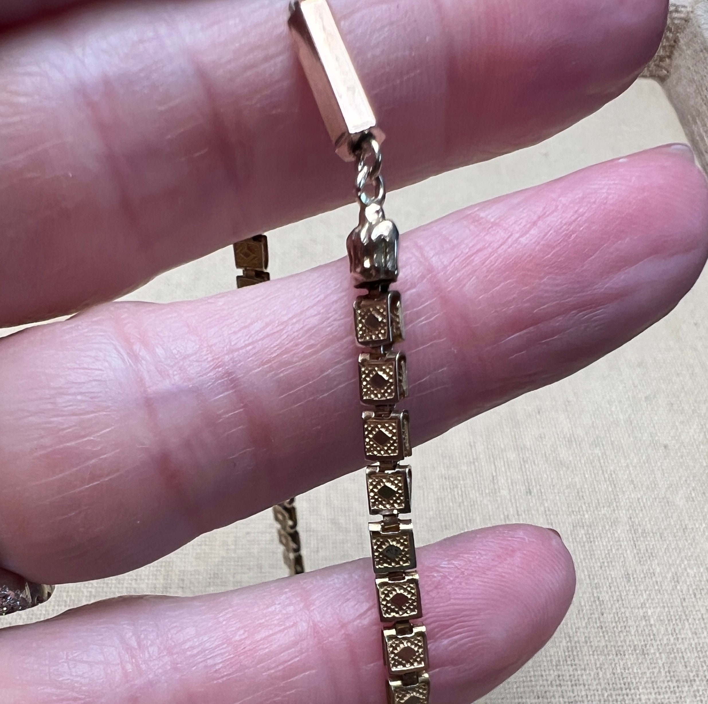 Beautiful Victorian Book Chain Necklace Antique 13 Inch Gold - Etsy