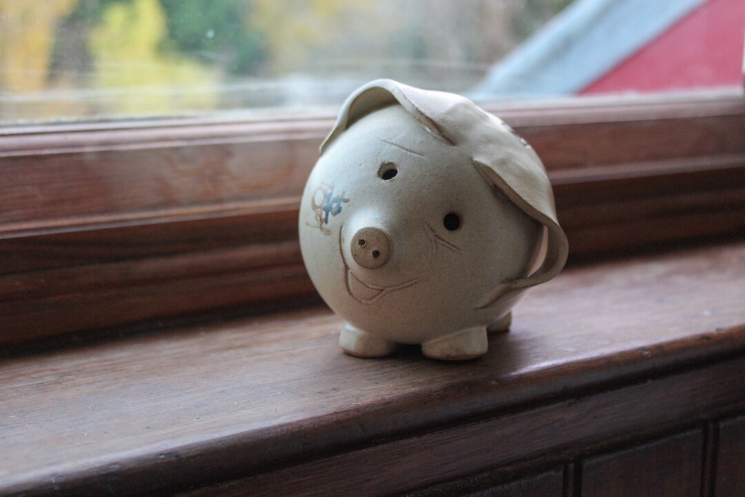 Hand Made - Studio Pottery - Piggy Bank/money Bank - Made in Scotland ...