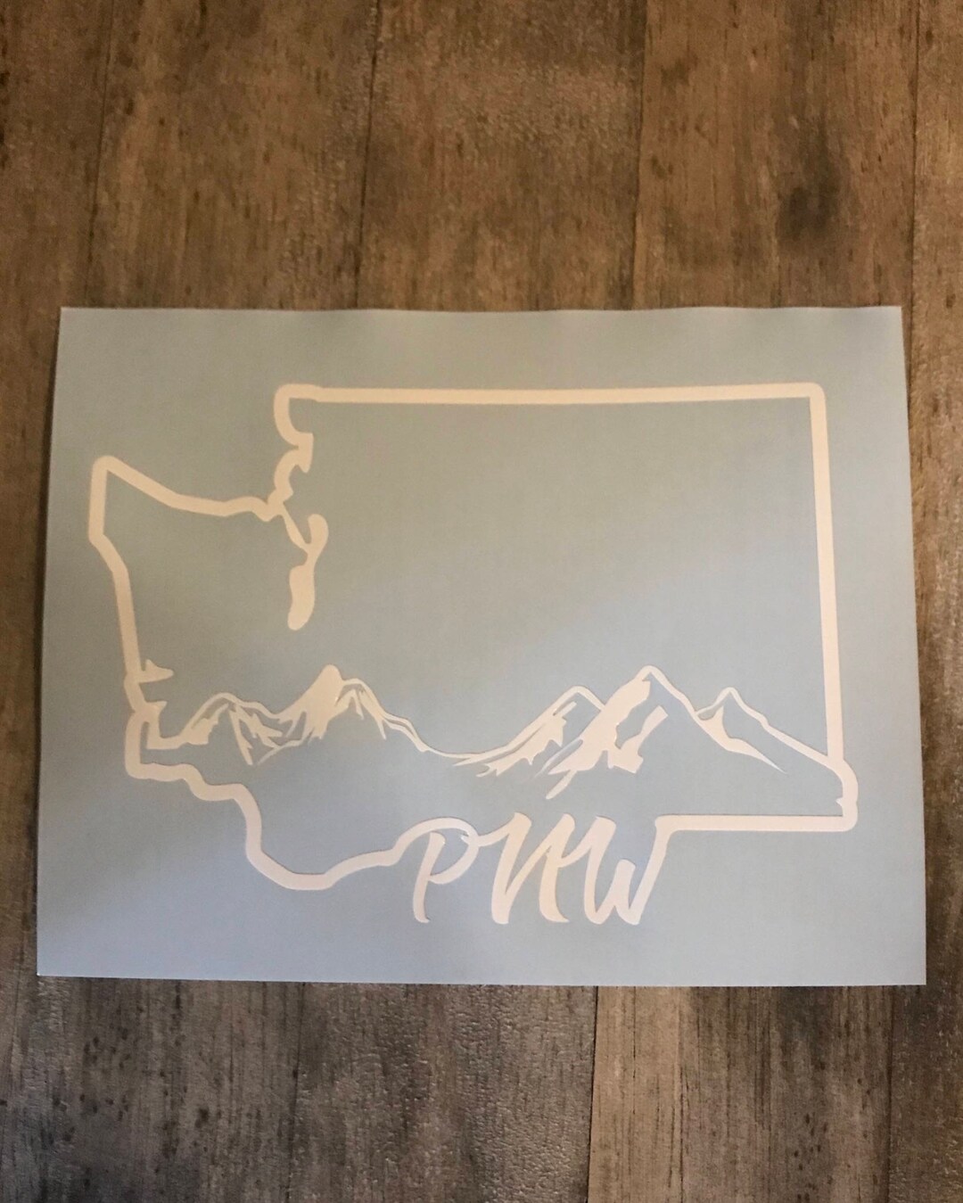 Washington State Pnw Decal - Etsy