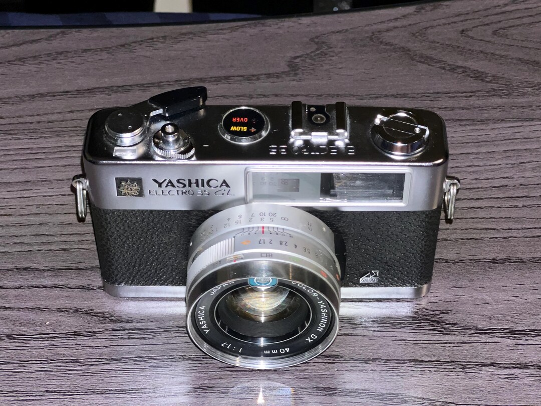 Yashica Electro 35 GL Film Camera, Vintage 35mm SLR Rangefinder Camera ...