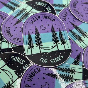 Sleep Under the Stars Sticker - Etsy