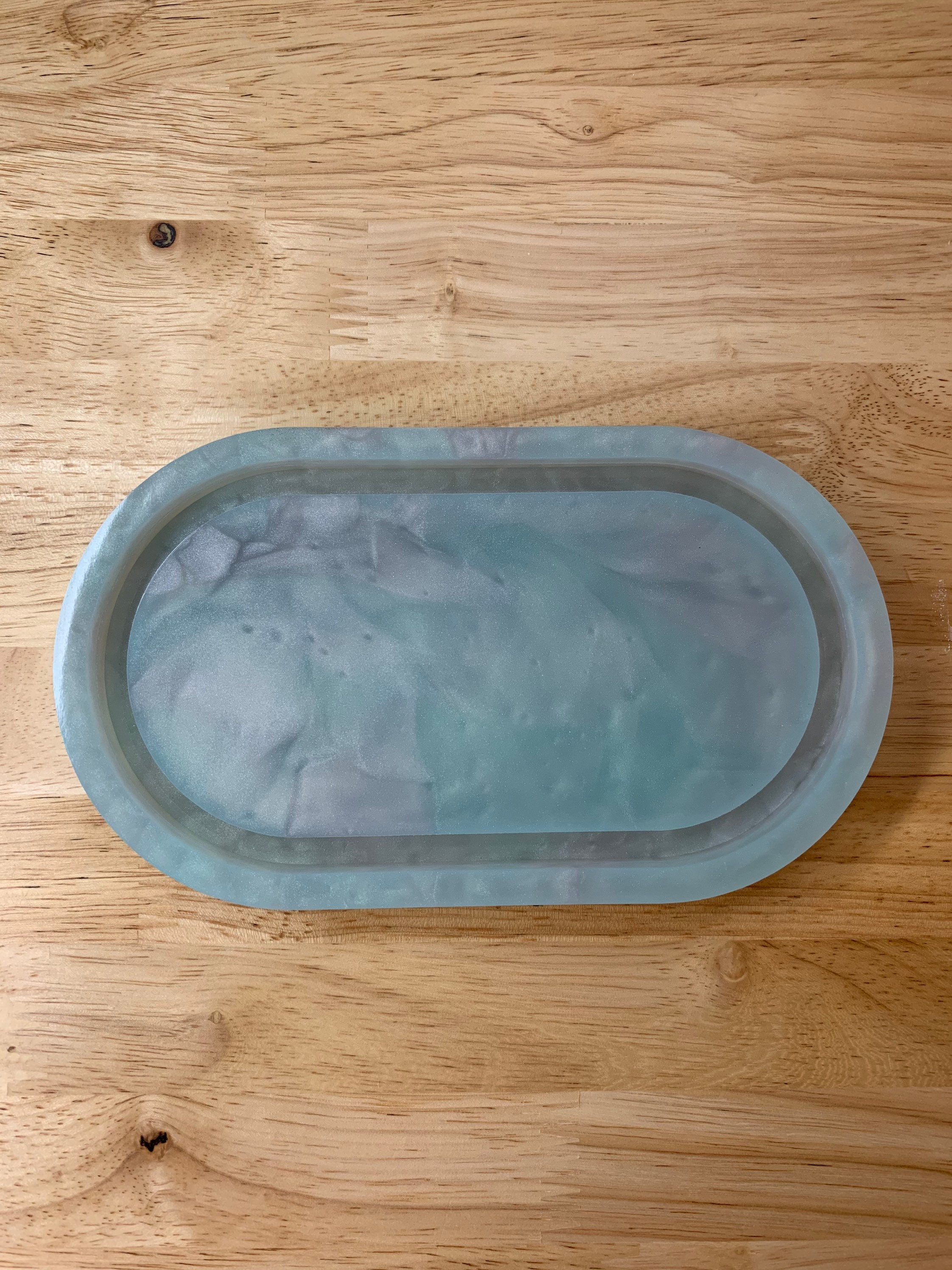 Oval / Pill Shaped Tray Silicone Mold - Etsy