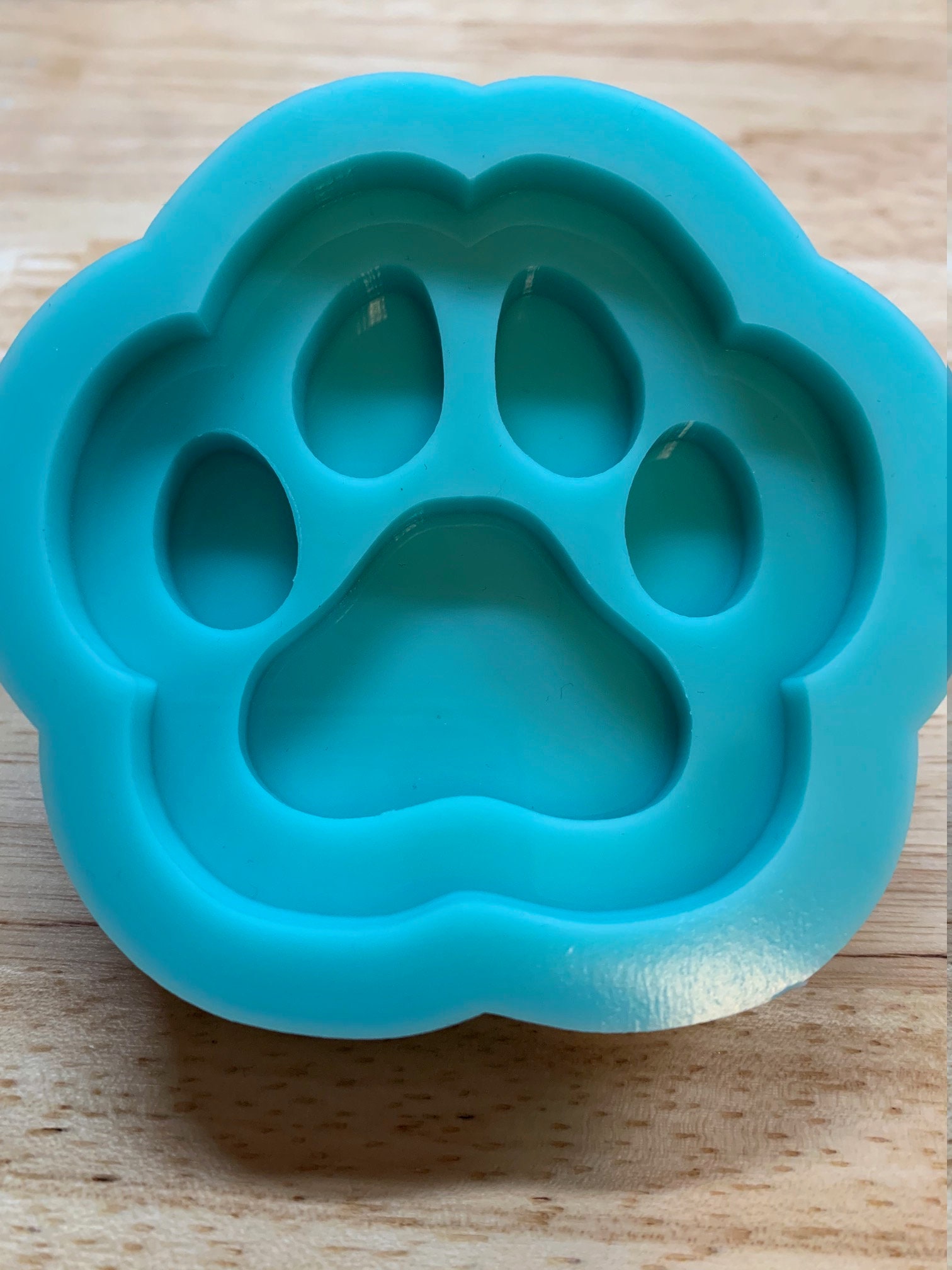 Deep Paw Print Silicone Mold - Etsy