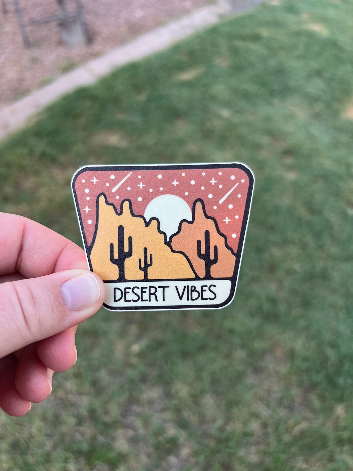 Desert Vibes Sticker - Etsy