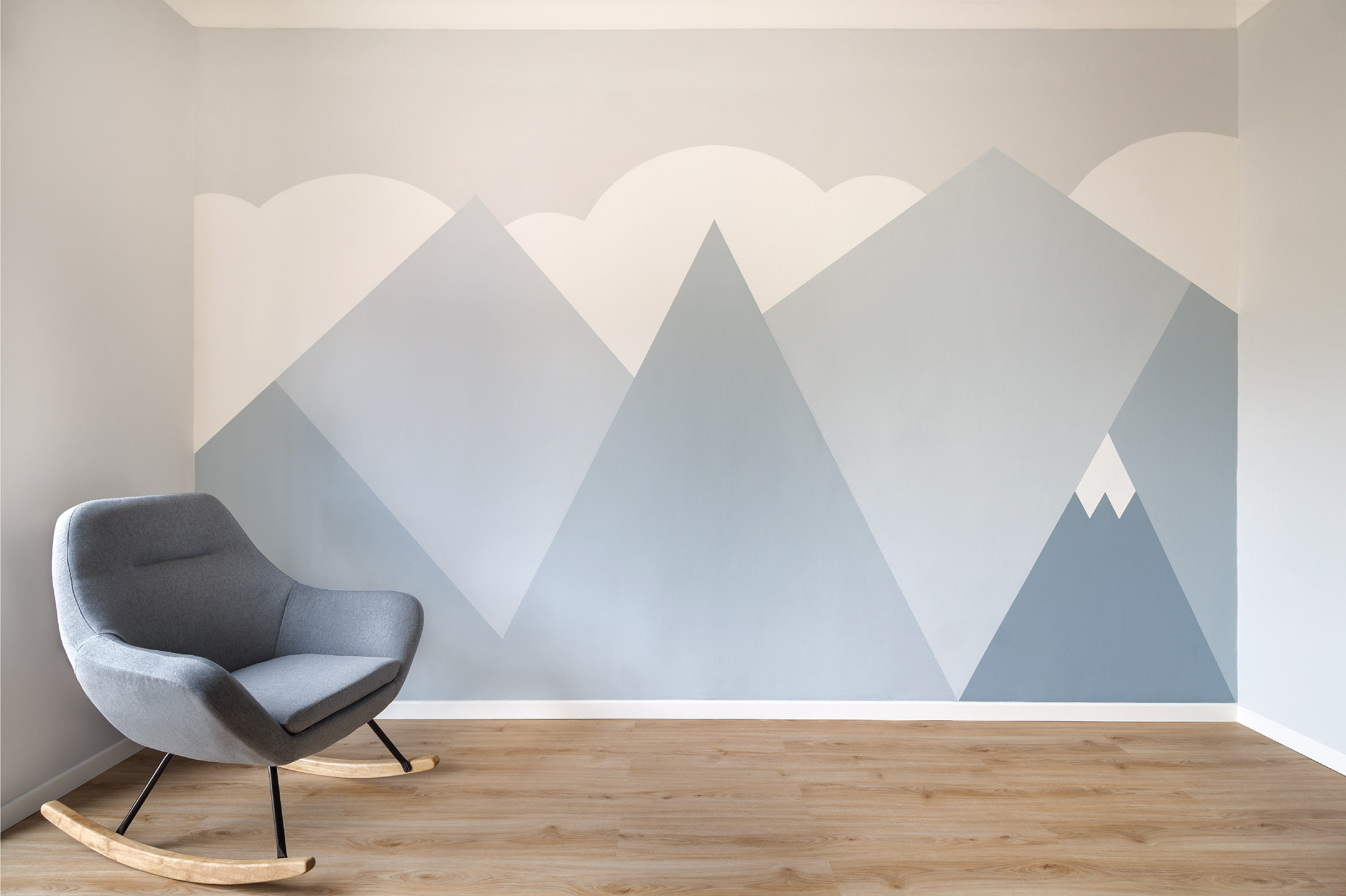 Mountains Wall Decal / Mountain Wall Decor / Nursery Wall | Etsy