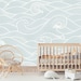 Wave Wall Decal / Wave Wall Mural / Wave Wallpaper / Nautical Wall ...