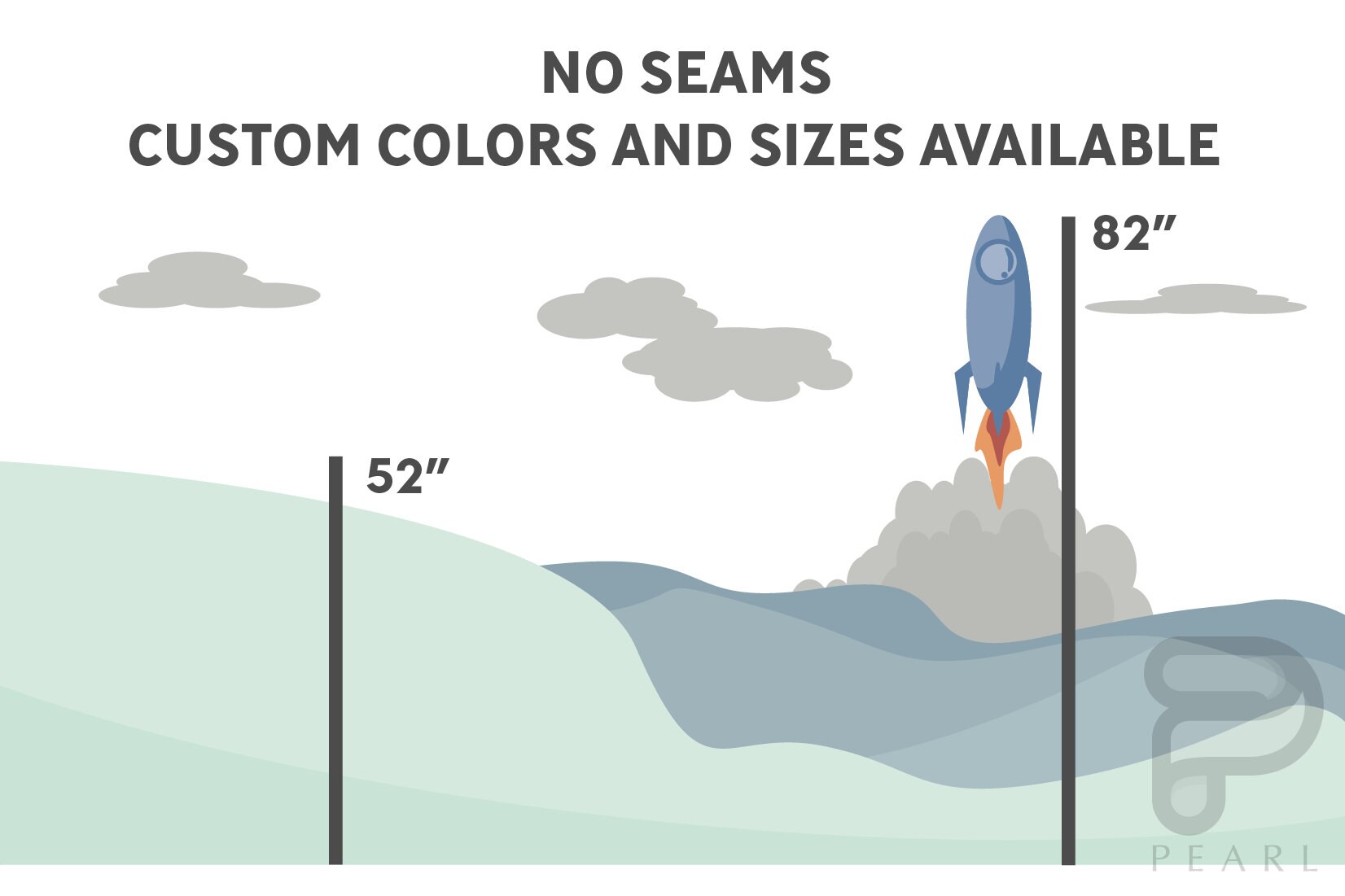 Rocket Wall Decal / Space Wall Mural / Removable Kids Wall - Etsy