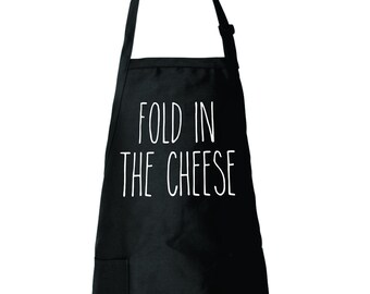 Fold in the Cheese Kitchen Apron - Etsy