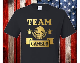 Team Canelo Tshirt, Canelo Red White and Green Unisex Adult Shirt ...