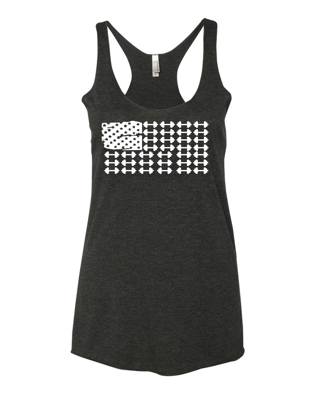 USA Cross Training Fit Dumbbell Flag Women's Tank Top - Etsy