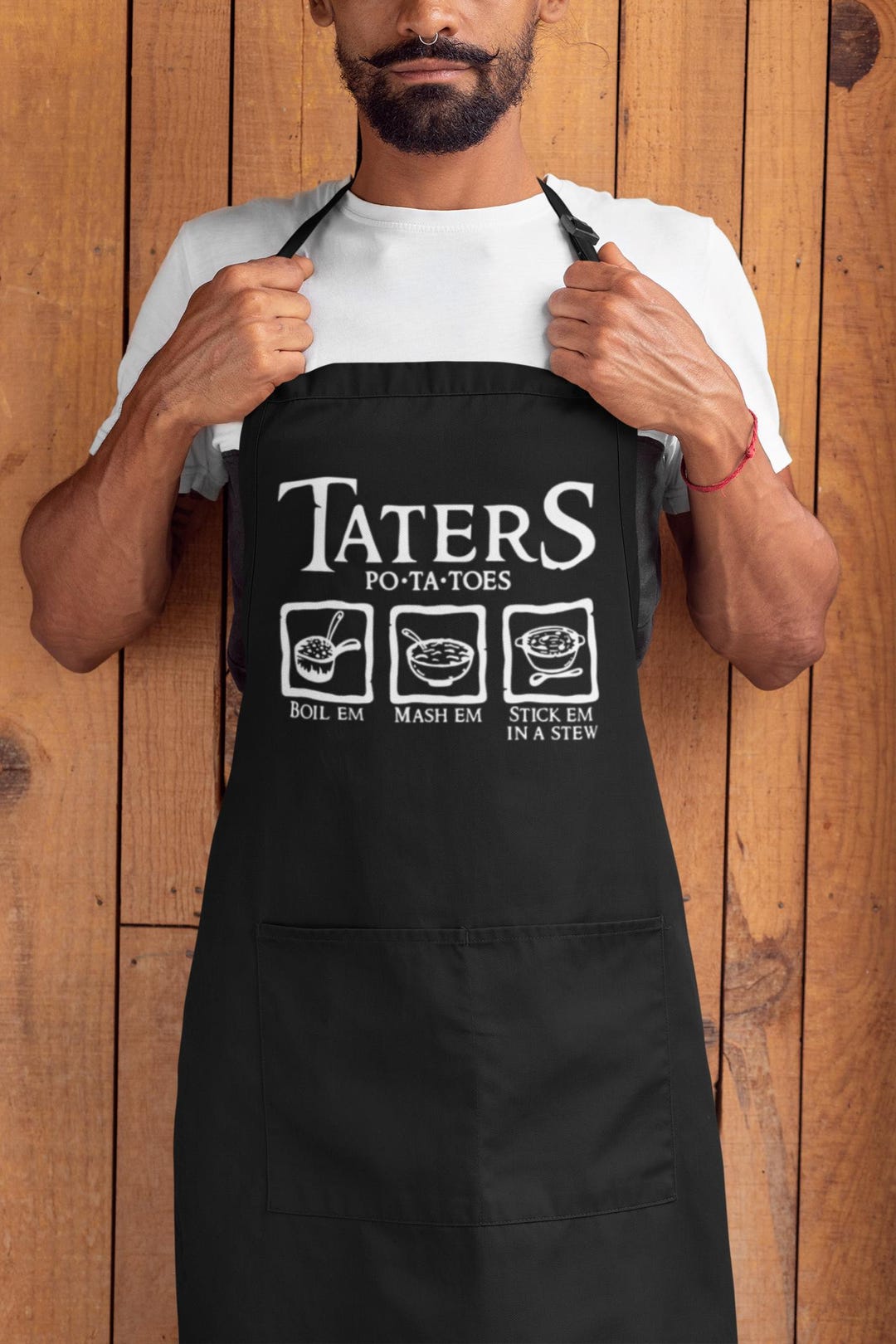 Taters Apron – Boil 'em Mash 'em Stick 'em in a Stew – Funny Hobbit ...