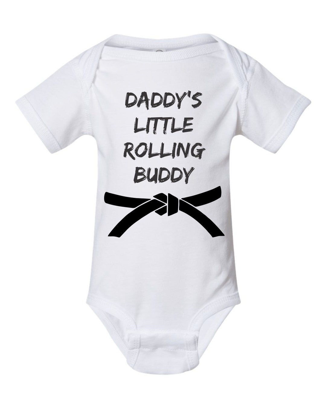 Daddy's Little Rolling Buddy Baby Onesie®, Jiu Jitsu Baby Bodysuits ...