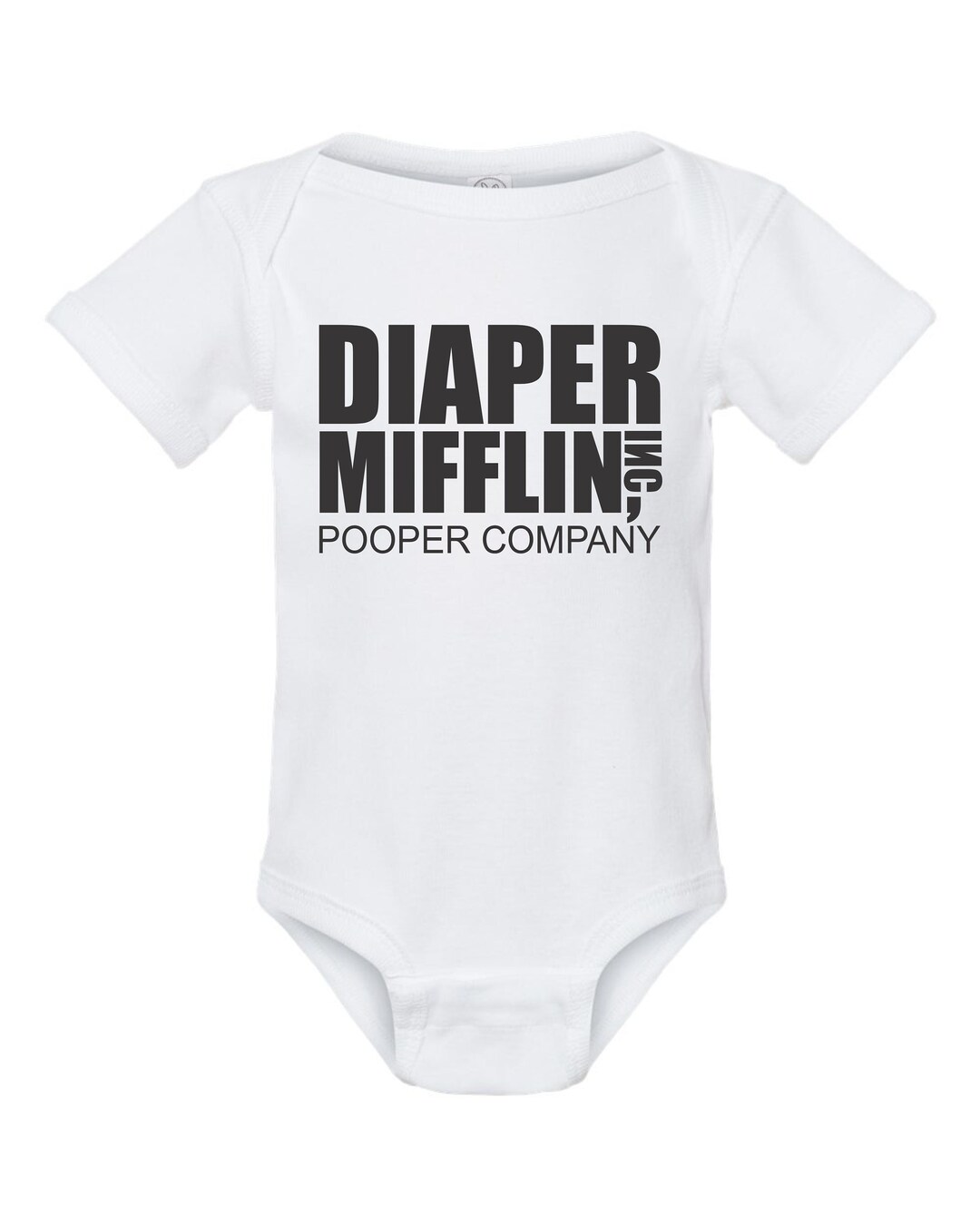 Diaper Mifflin Pooper Company Baby Onesie®, the Office Baby Bodysuits ...