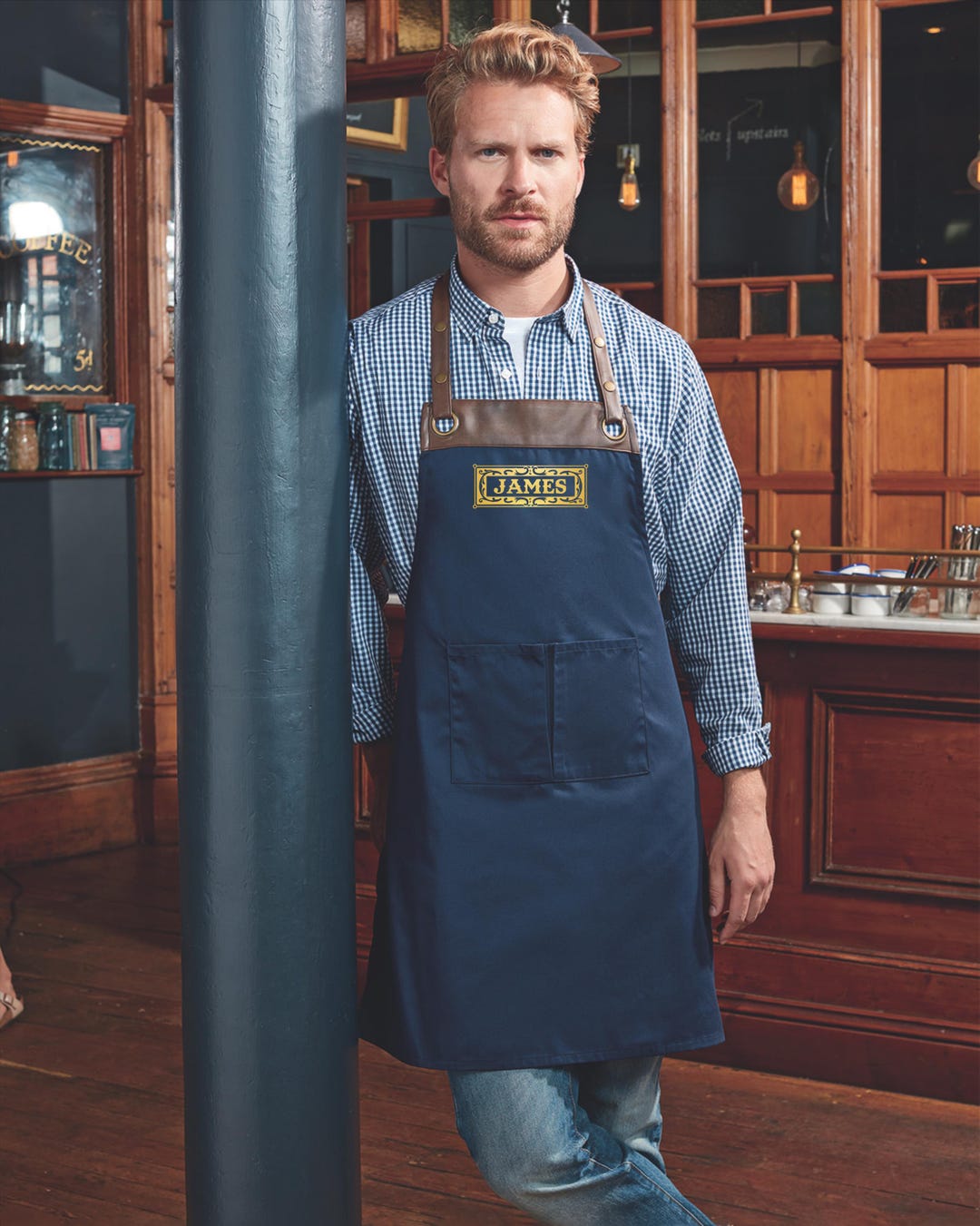 BBQ Apron - Custom Grilling Apron, Christmas Gift for Dad Mom ...