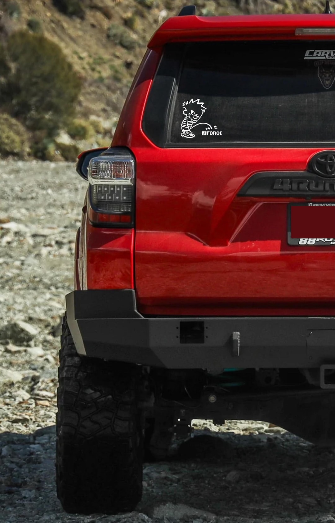 3rd Gen Tacoma, 4th Gen 4runner Funny Back Window Decal/sticker Boy ...