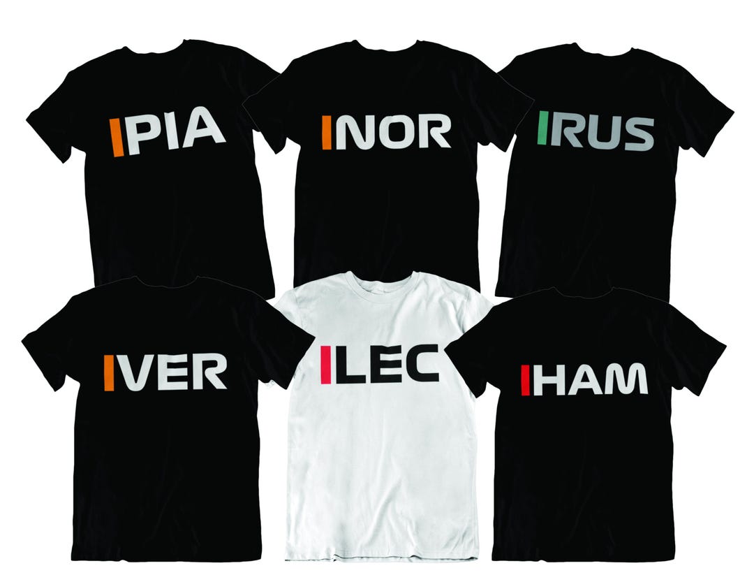 Custom 2025 Formula One Drivers Shirt | F1 Fan Gift | Personalized Team ...