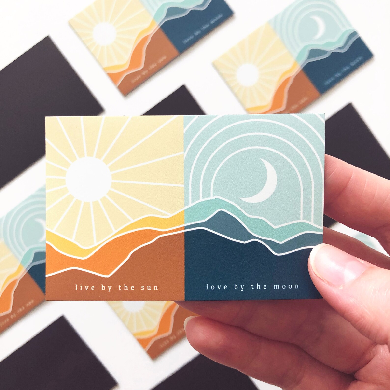 Boho Sun and Moon Magnet, Boho Magnets, Live by the Sun Love by the ...