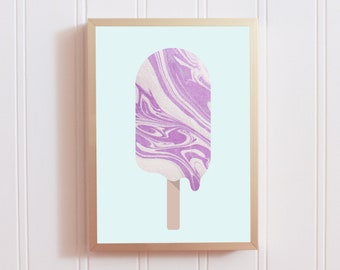 Popsicle print | Etsy