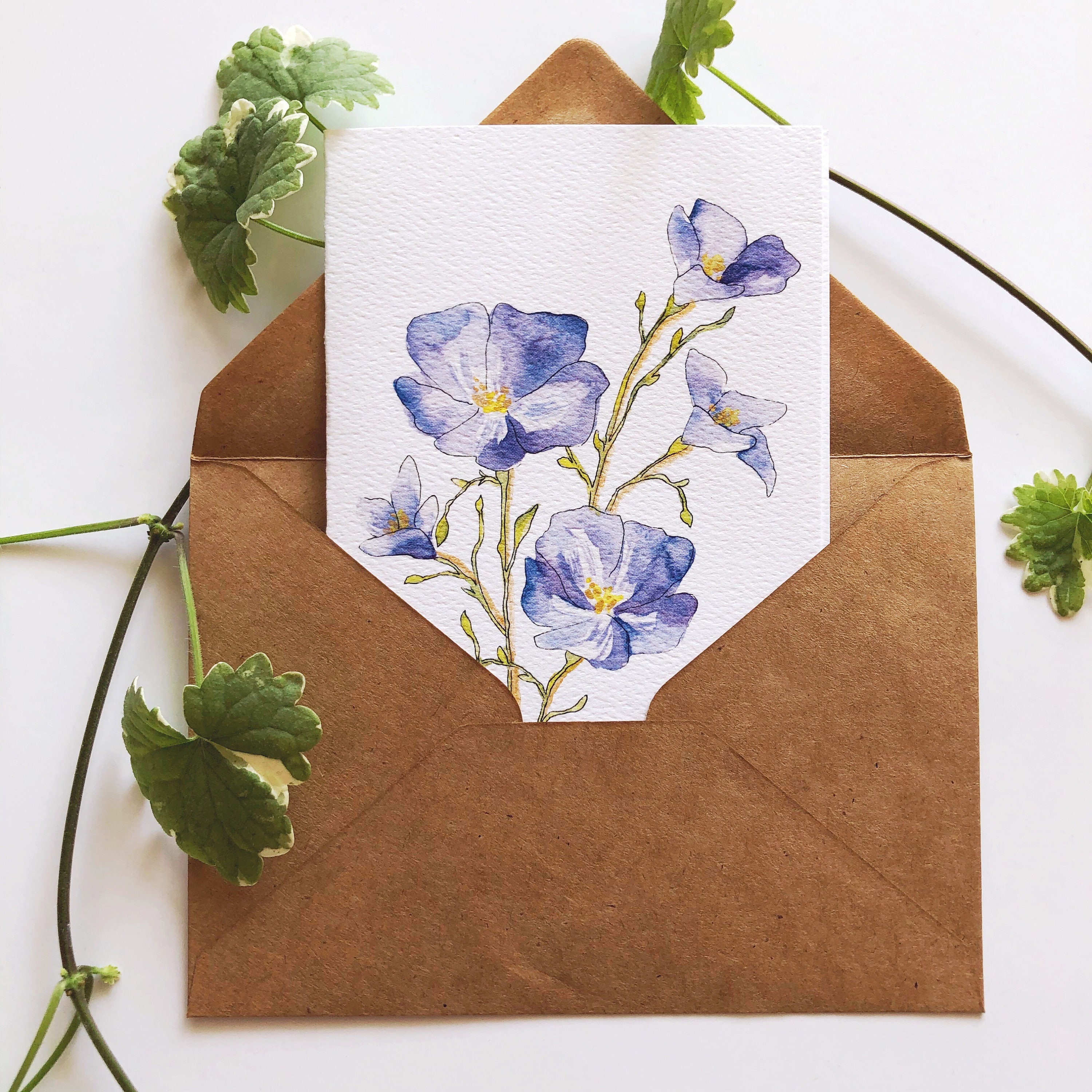 Handmade Cards for Friends Flower Cards Flower Greeting - Etsy UK