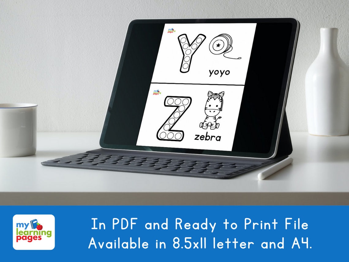 Dot the Alphabet, Do A Dot Letters, Alphabet Worksheets for ...