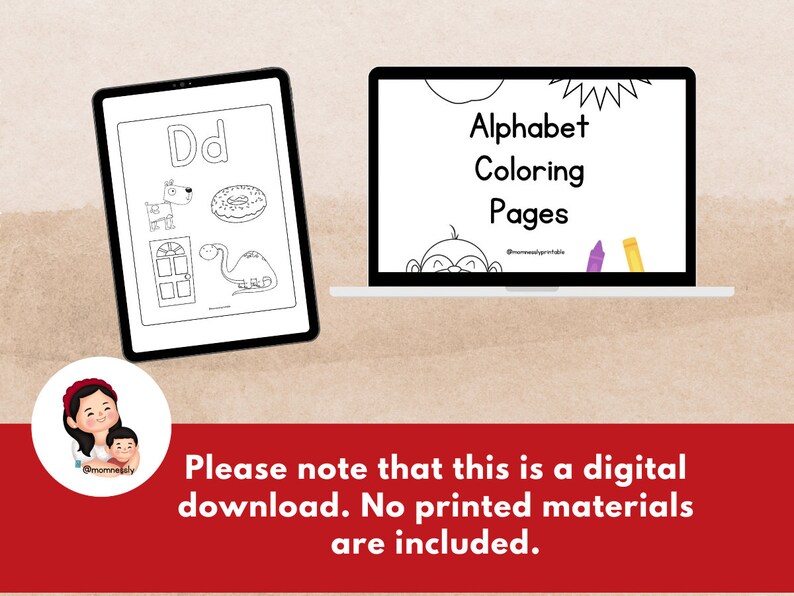 Alphabet Coloring Pages for Kids Letters Coloring Book Preschool ...