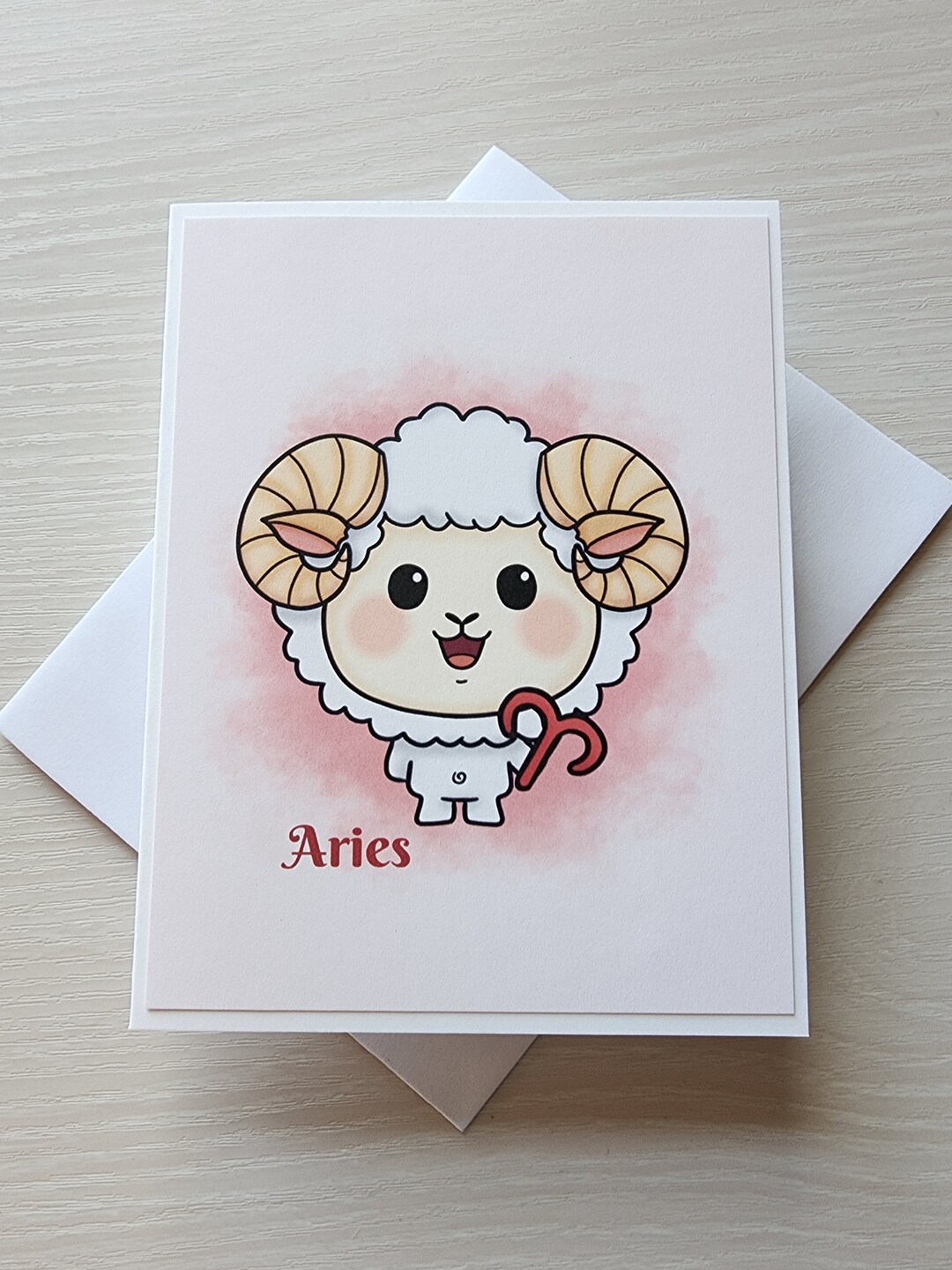 Aries Birthday Card. Aries Zodaic Card. Aries Happy Birthday Card ...