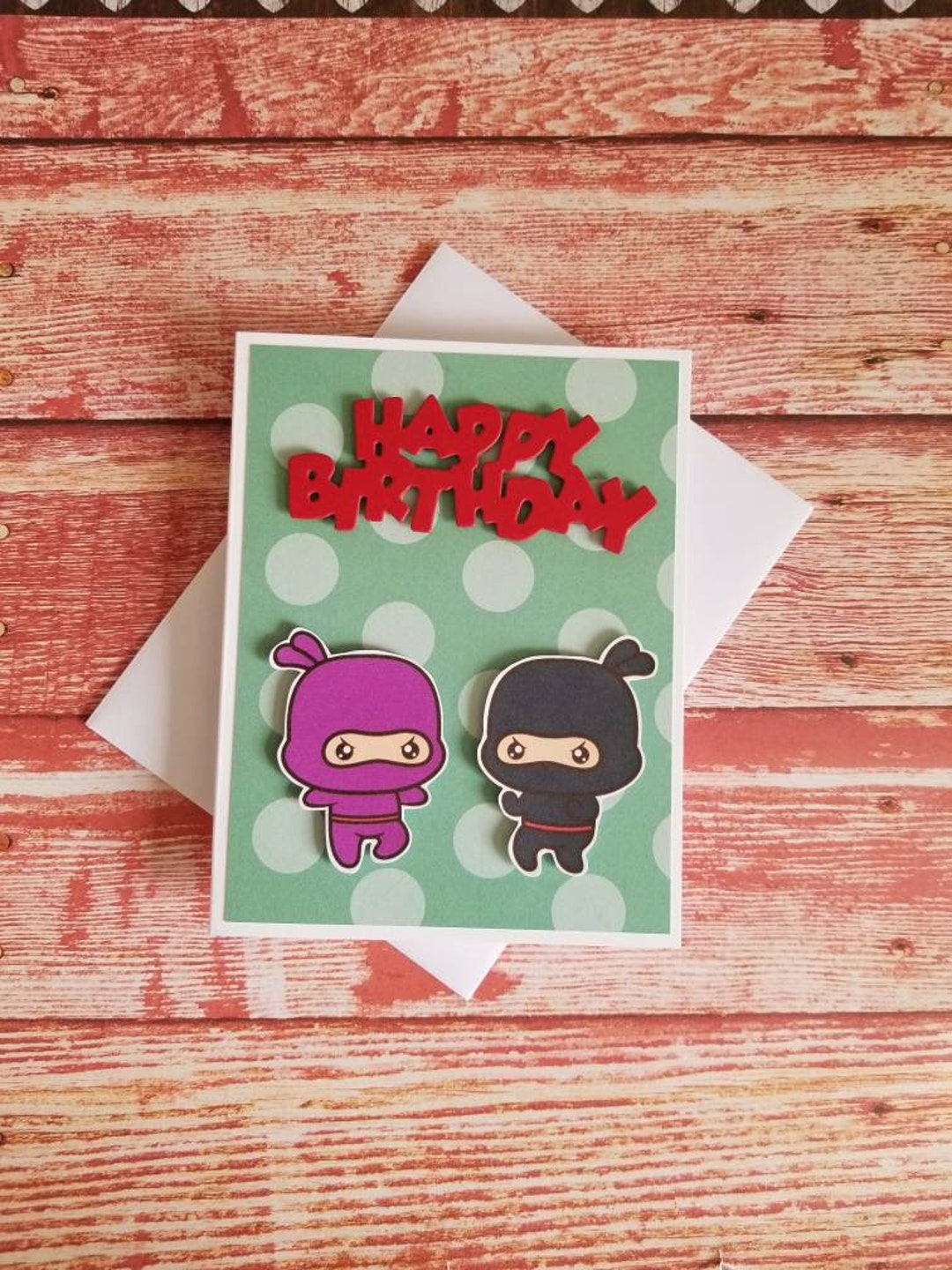 Ninja Happy Birthday Card. Ninja Birthday Card. Karate Happy Birthday ...