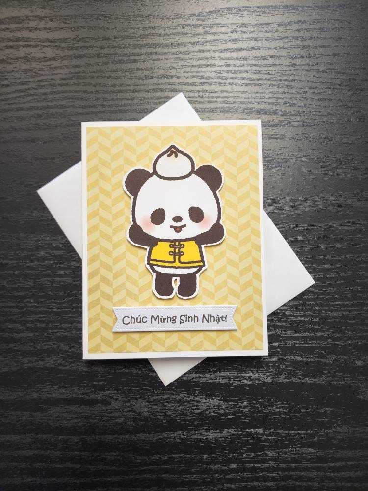 Vietnamese Birthday Card Chuc Mung Sinh Nhat. Bao Birthday - Etsy