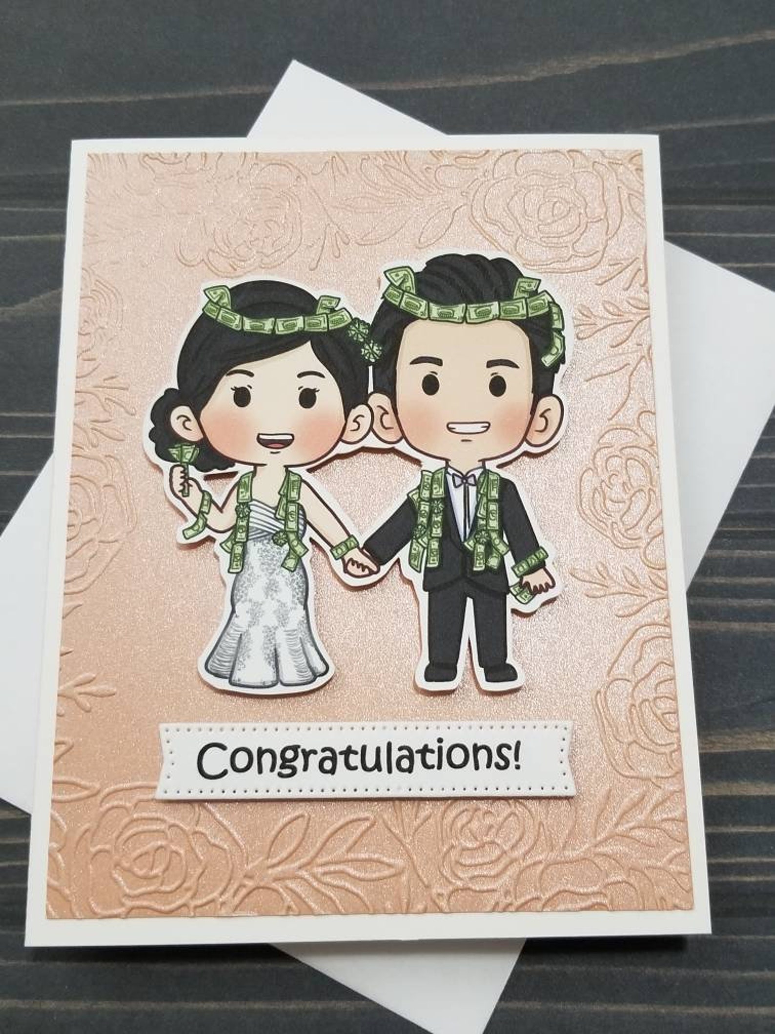 Filipino Wedding Card. Filipino Wedding Couple. Money Dance | Etsy