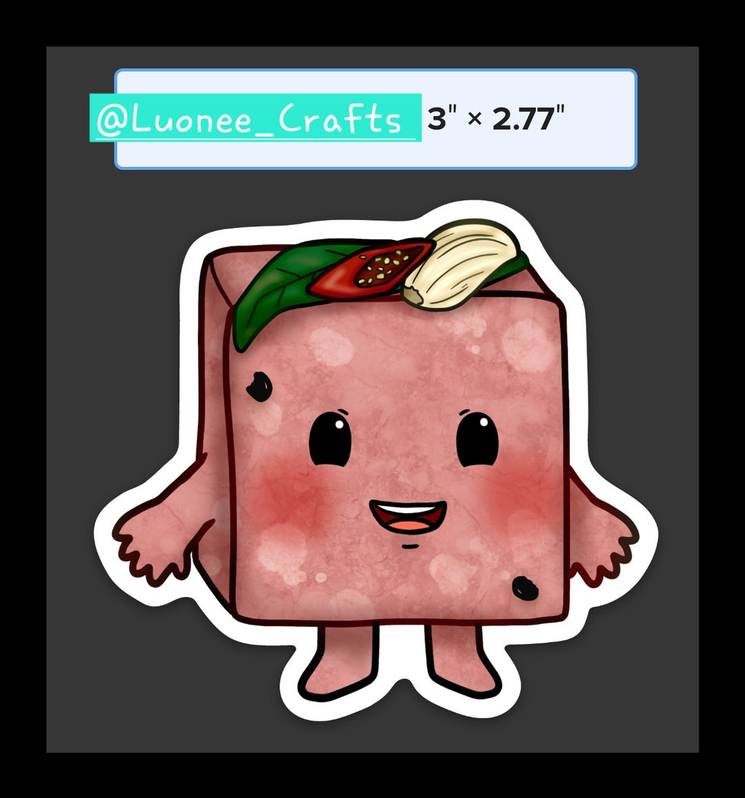 Nem Chua Sticker. Cute Nem Chua Sticker. Vietnamese Nem Chua Sticker ...