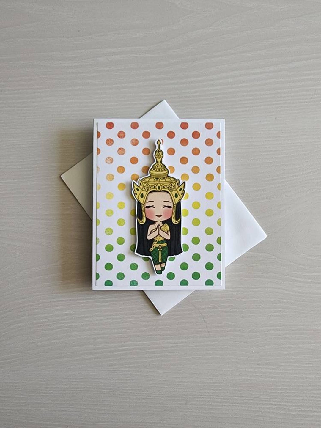 Khmer Girl Card. Cambodian Girl Card. Khmer New Year. Cambodian New ...