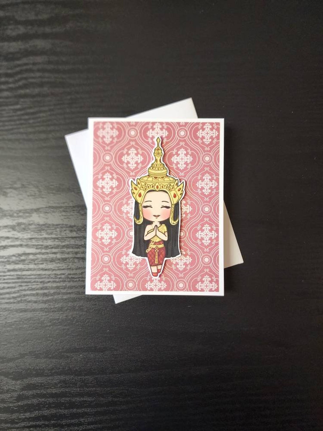 Khmer Girl Card. Cambodian Girl Card. Khmer New Year. Cambodian New ...