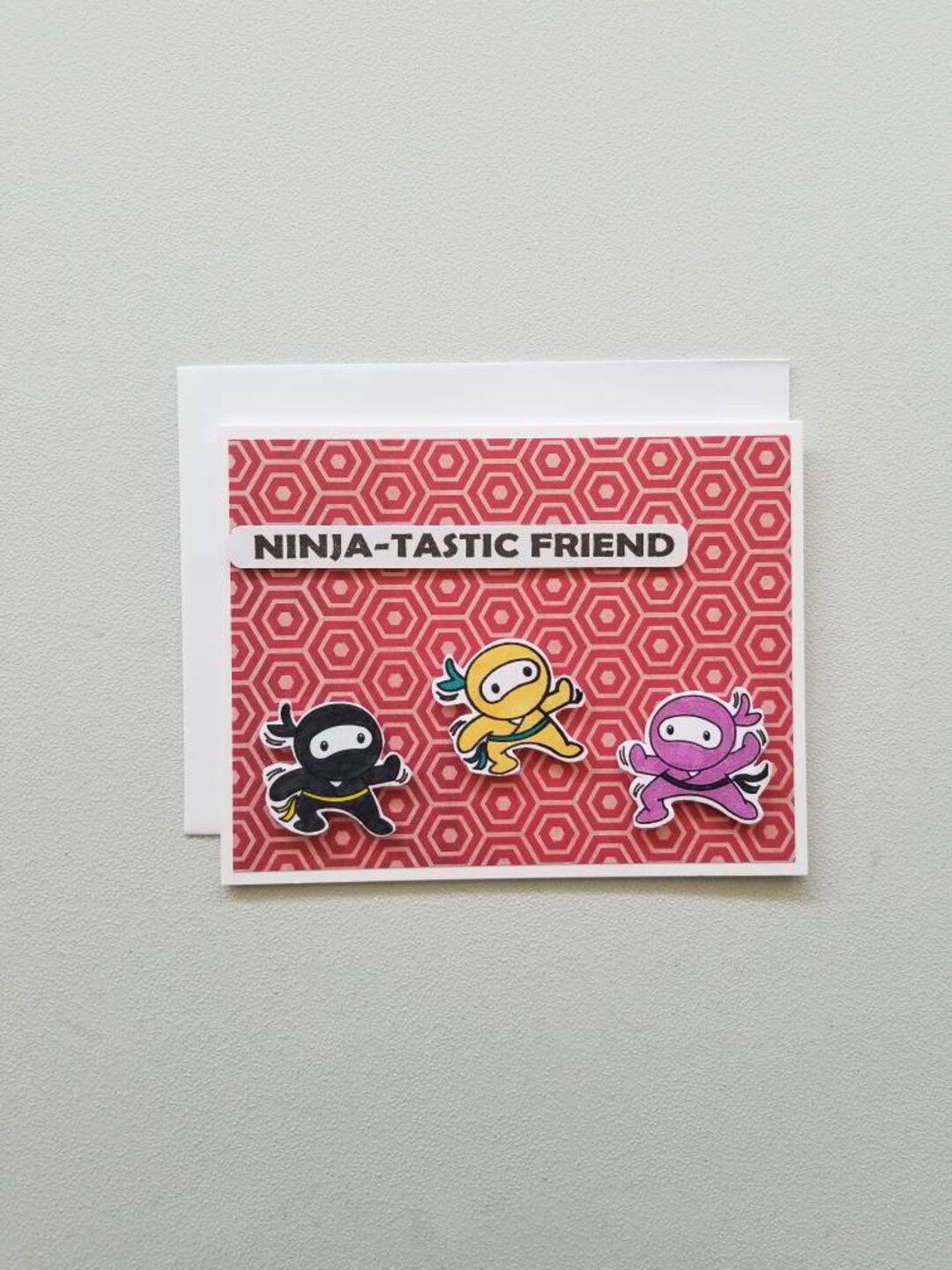 Ninja Tastic Friend. Ninja Card. Friendship Card. - Etsy