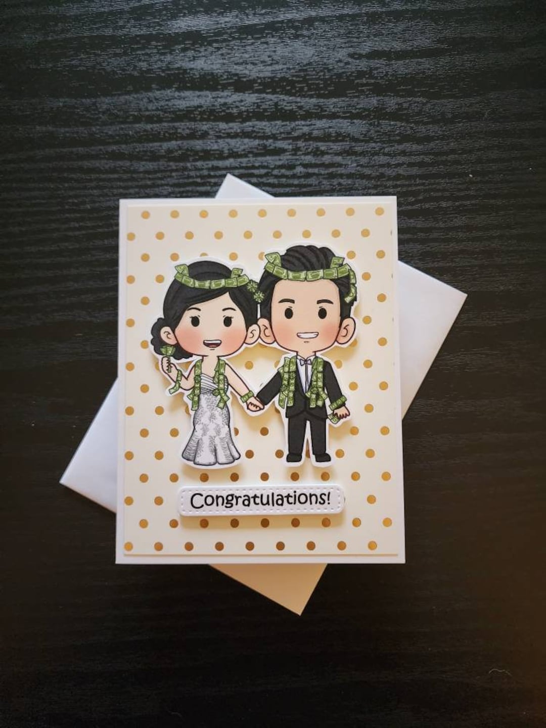 Money Wedding Card. Filipino Wedding Couple. Filipino Congratulation ...