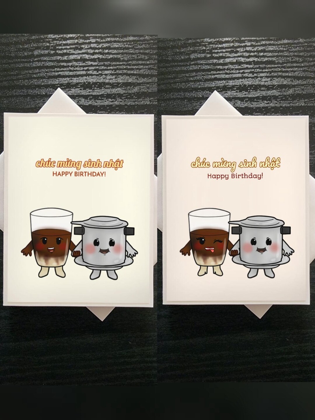 Vietnamese Birthday Card. Viet Birthday Card. Vietnamese Happy Birthday ...