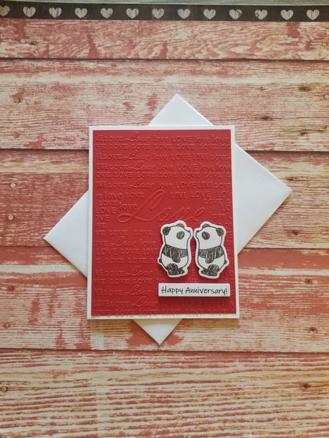 Happy Anniversary Card. Panda Anniversary Card. Panda Happy Anniversary ...