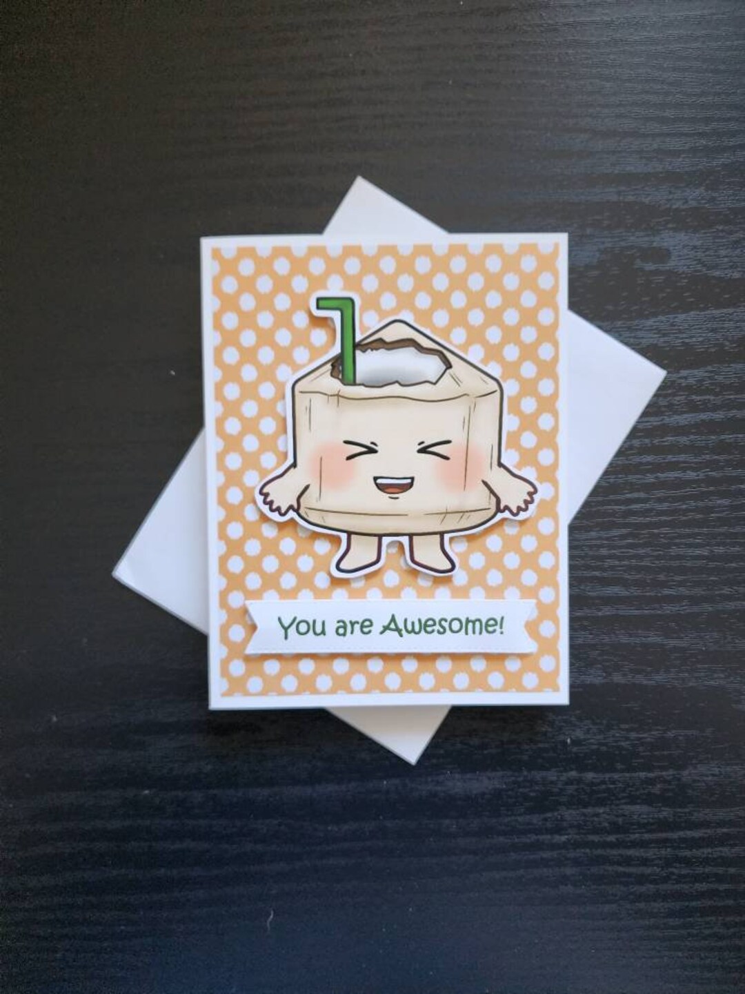 Coconut Card. You Are Awesome Card Coconut Friendship Card. Coconut ...