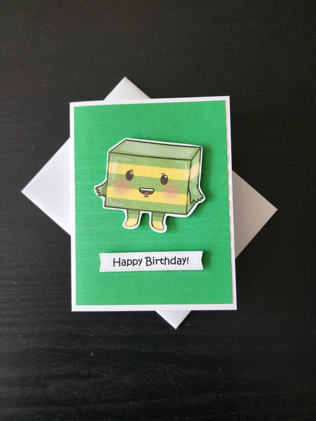 Vietnamese Birthday Card. Steam Layer Cake Card. Vietnamese Happy ...