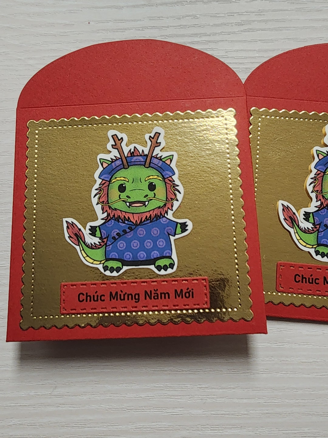 Chuc Mung Nam Moi Envelopes. Tet Red Envelopes. Vietnamese Red ...