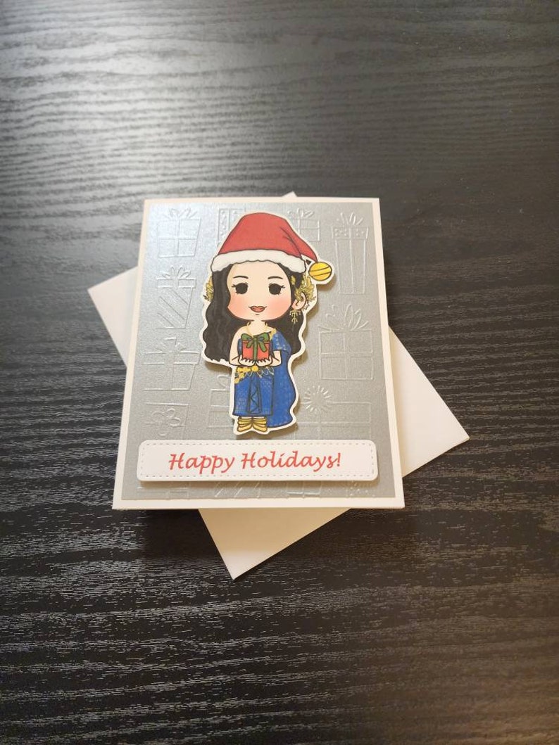 Khmer Girl Card. Cambodian Girl Card. Khmer X-mas. Cambodian - Etsy