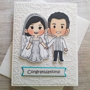 Traditional Filipino Wedding Card. Filipino Wedding Couple. Filipino ...