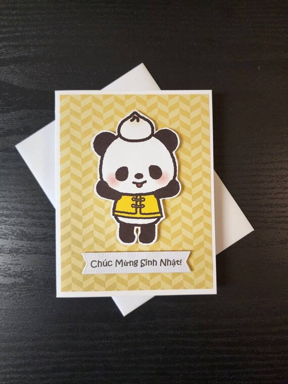 Vietnamese Birthday Card Chuc Mung Sinh Nhat. Bao Birthday - Etsy