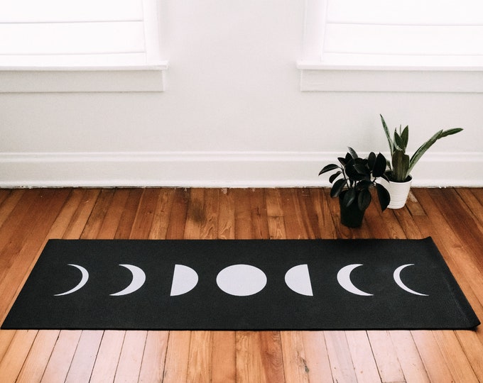 Moon Phases Yoga Mat by Wildmagic + 5mm + Eco-friendly Printed Design ...