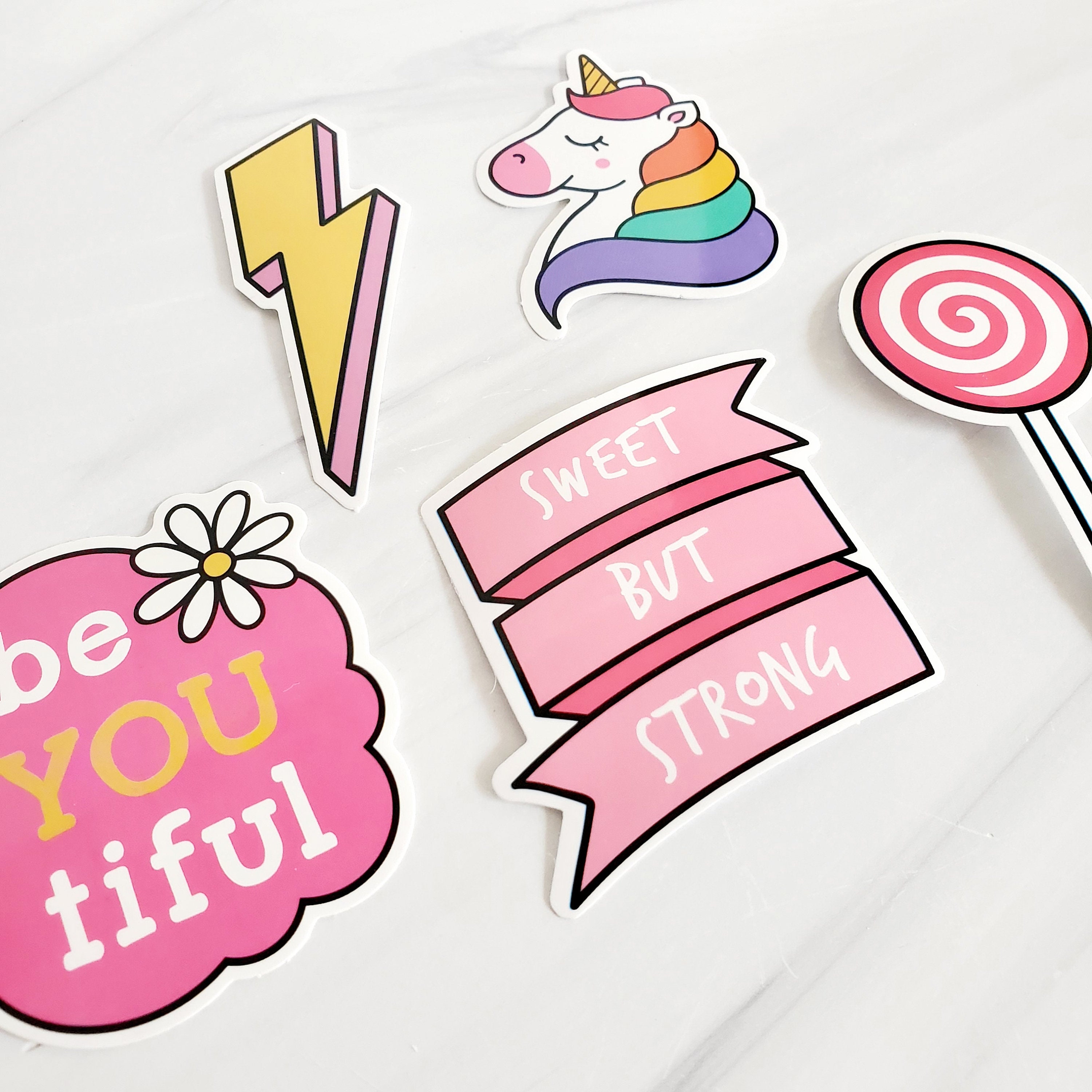 4 PIECE STICKER SET Laptop Stickers | Etsy