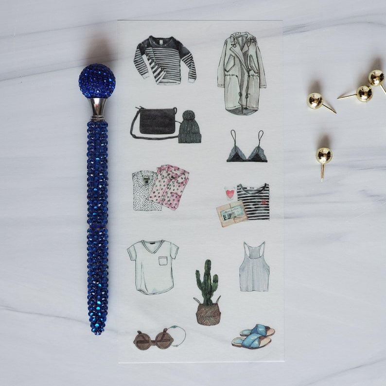 GAP FASHION STICKER Set 55 Piece Sticker Pack Planner - Etsy