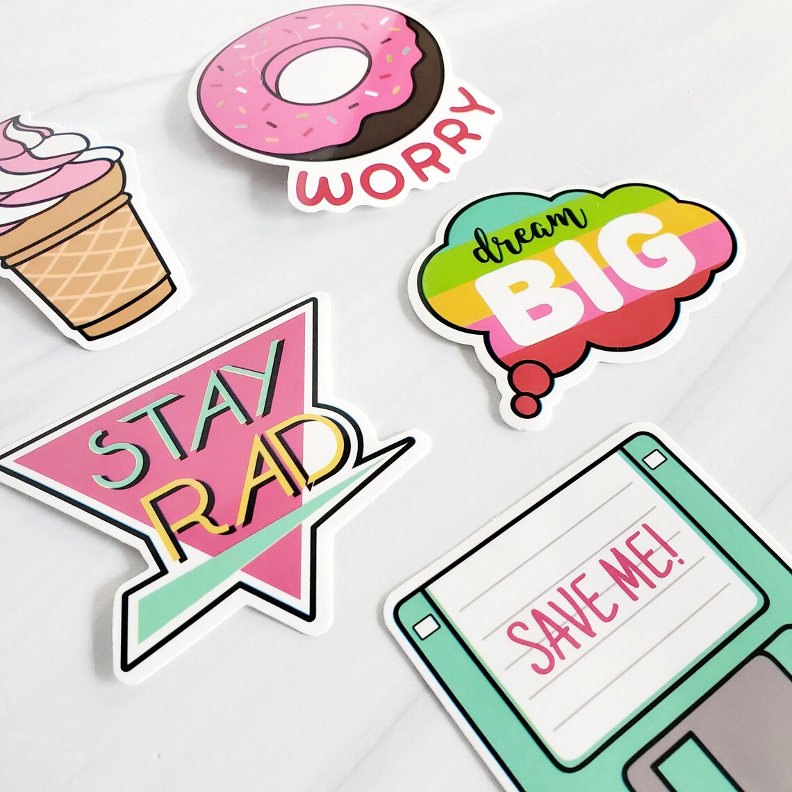 5 PIECE STICKER SET Laptop Stickers - Etsy India