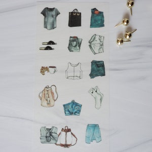 GAP FASHION STICKER Set 55 Piece Sticker Pack Planner - Etsy