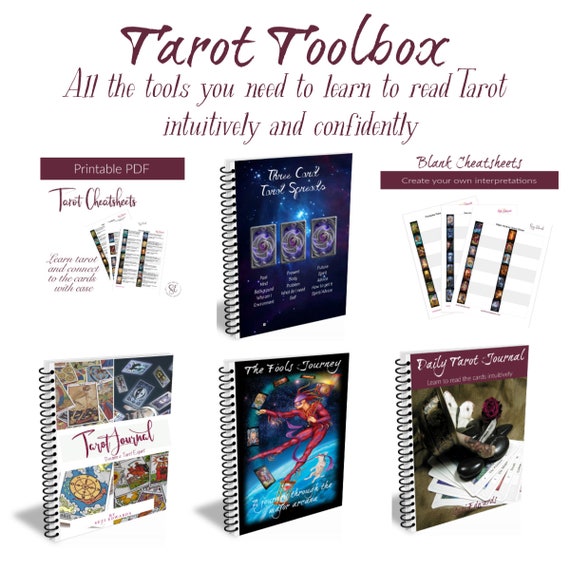 Tarot Toolkit Tarot journal tarot planner learn tarot | Etsy